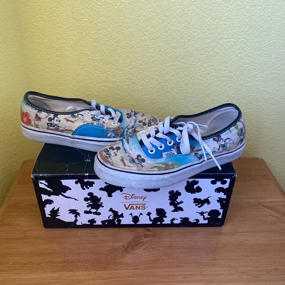 Vans | Shoes | Aloha Mickey Limited Edition Vans Sneakers Box Included ...